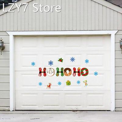 1 Set DIY Christmas Santa Laughter HO HO HO Decoration Garag