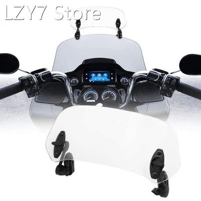 Motorcycle Windshield Extension - Universal Adjustable Clip-