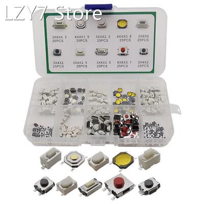 250Pcs/Box 10Models Car Remote Control SMD Tactile Push Butt