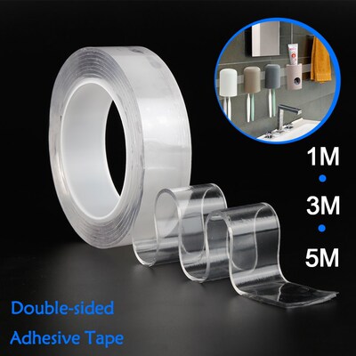 Transparent Double Sided Tape Household Wall Hangings Adhesi