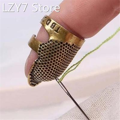 Retro Sewing Thimble, Finger Protector Metal Shield Protecto