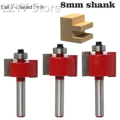 1Pc 8mm Shank T type Bearings Wood Milling Cutter Industrial