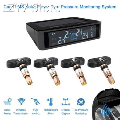 Car TPMS Tyre Pressure Monitoring System Solar Power Chargin