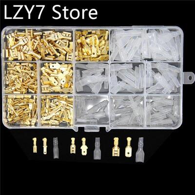 150/315pcs Insulated Male Female Wire Connector 2.8/4.8/6.3m