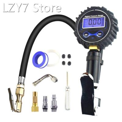Digital Tire Inflator Pressure Gauge 0-200 PSI with Heavy-Du