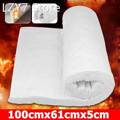 100x61cm 50mm Motorcycle Exhaust Silencer Wadding Sheet Heat