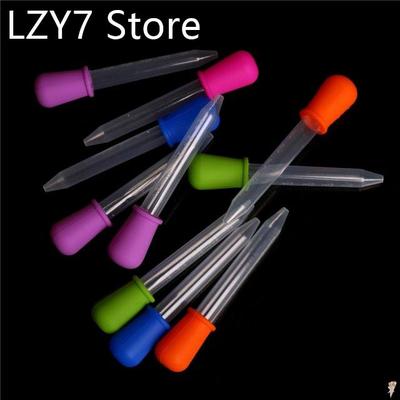 Clear 5ML Silicone Plastic Baby Medicine Dropper Spoon Pipet