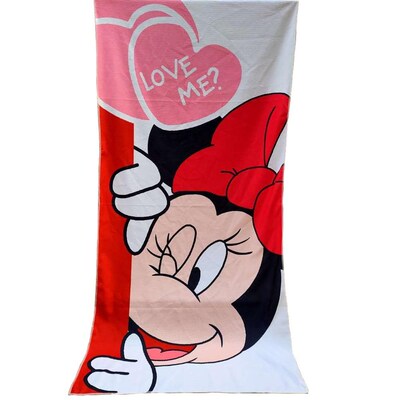 Discounts Cute Red Minnie Mouse Girls Bath/Pool/Beach Towel