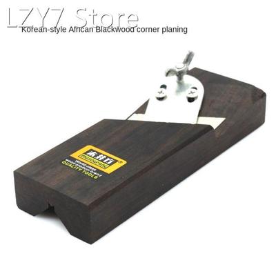 1Pcs Woodworking Hand Planer Flat Tools Ebony Wood 45 Degree