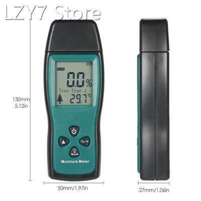 Two Pins Digital Wood Moisture Meter Wood Humidity Tester Ti