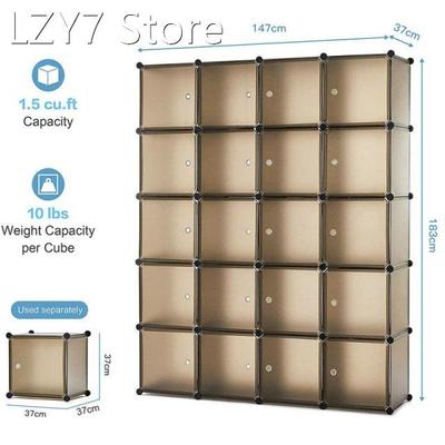 20PCS Shelf Storage Cabinet Buckle Connectors Simple Wardrob