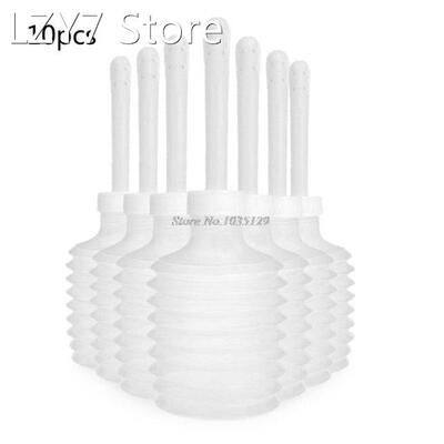 10Pcs 200ml Disposable Anal Vaginal Bulb Douche Irrigator En