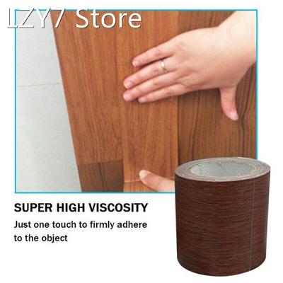 1PC Realistic Wood Grain Repair Adhensive Duct Tape Home Fur