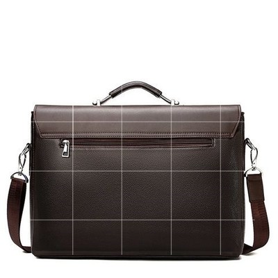 2020 New Business Men Briefcase Leather Laptop Handbag Tote