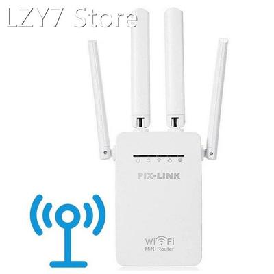 Wifi Repeater 300M 4 Antennas Signal Amplifier Wifi Range Ex