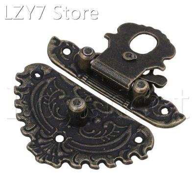 Metal Zinc Alloy Bronze Vintage Suitcase Latch Buckles 55 x