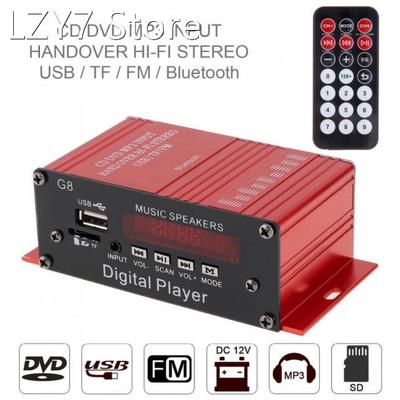 G8 2CH Bluetooth-compatible Car Audio Power Amplifier FM Rad