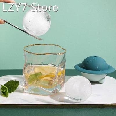 Ice Lolly Stencils Silicone Ice Ball Maker With Non-Spill Li