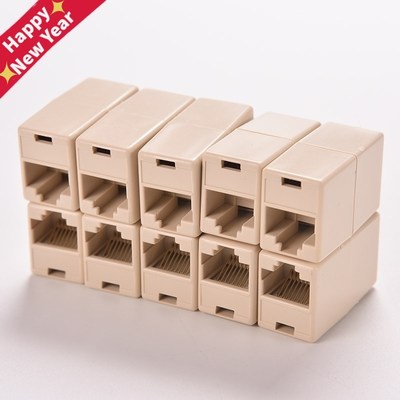 Universal RJ45 Cat5 8P8C Socket Connector Coupler For Extens