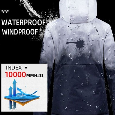 New Ski Suit Women Windproof Waterproof Breathable Warm Men