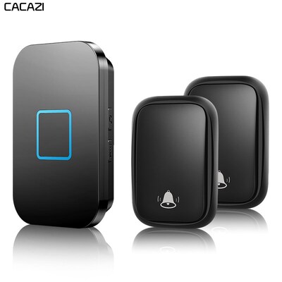 CACAZI Self-powered Wireless Doorbell Waterproof No Battery