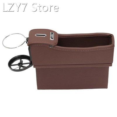 Car Seat Crevice Storage Box Cup Drink Holder Organizer Auto