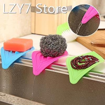 Leaf-Shaped Antiskid Soap Box Holder Simple Sink Sponge Drai