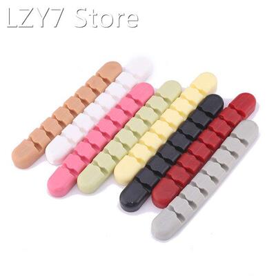 USB Cable 7 Holes Organizer Cable Clamp Wire Winder Headphon