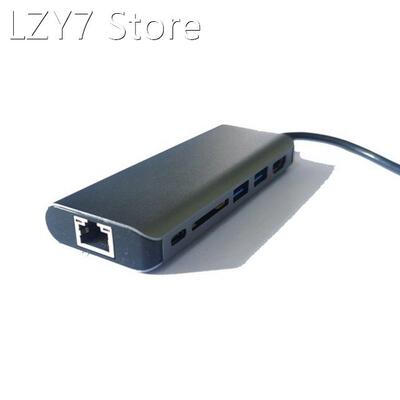 6 In 1 USB C HUB, To HDMI + Gigabit Ethernet Port + 2XUSB3.0