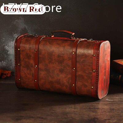 Vintage Wooden Storage Box Jewellery Cufflinks Ring Trinket