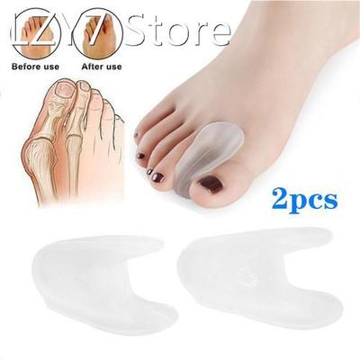 2pcs Silicone toe isolation pad, thumb valgus orthosis, reli