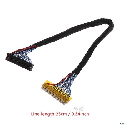 8 Bit LVDS Cable FIX-30 Pin 2ch For 17-26inch LCD/LED Panel