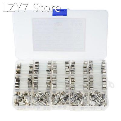 250PCS/BOX 15 Kinds Mixed Insurance Tube 5x20mm 6x30mm Fast-