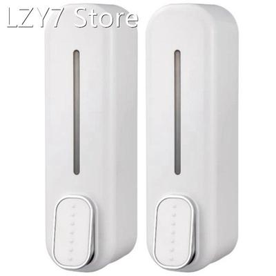 2X Soap Dispenser Wall Mount, 350Ml Hand Liquid Shampoo Show