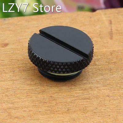 1Pcs Black G1/4 Thread Low Profile Plug for PC Water Cooling