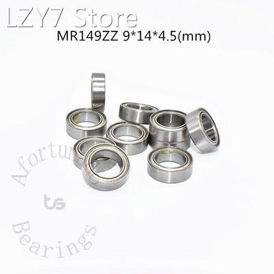 Miniature 10pcs MR149ZZ 9*14*4.5(mm) free shipping chrome s