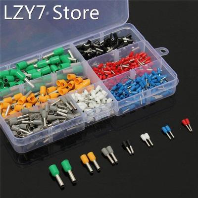 600/400pcs Wire Crimp Terminals Connector Insulated Cord Pin