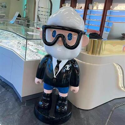 网红Farmerbob男朋友雕塑卡通公仔家里客厅卧室装饰品落地大摆件