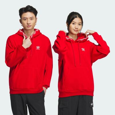 Adidas/阿迪达斯 男女三叶草阮菲菲联名龙年连帽卫衣套头衫IX4217
