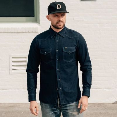 ironheart赤耳牛仔衬衫