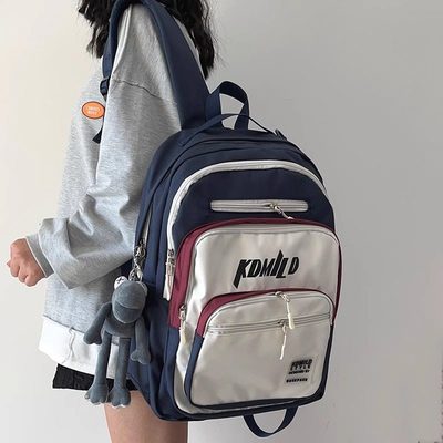 MKDW书包女高中生双肩包