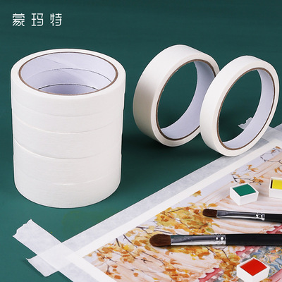 masking tape artist gouache paint tape 美纹纸胶带水粉水彩画