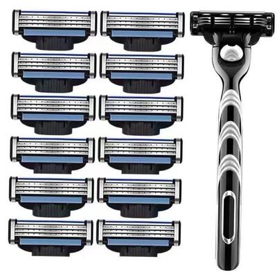 Manual razor razor men's shaving head five layer blade刮