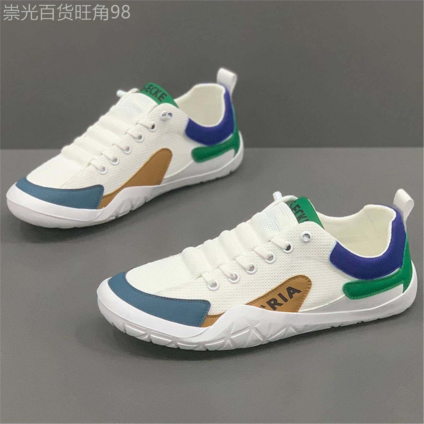 潮牌2026夏季新款时尚轻便网面透气一脚蹬运动板鞋软底百搭休闲鞋