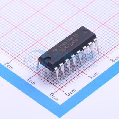 数码管驱动 SN74LS247N DIP-16 TI/德州 电子元器件配单原装正品