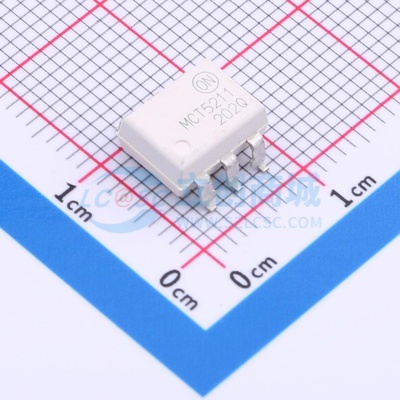 晶体管输出光耦 MCT5211SR2M SMD-6P onsemi(安森美) 电子元器件