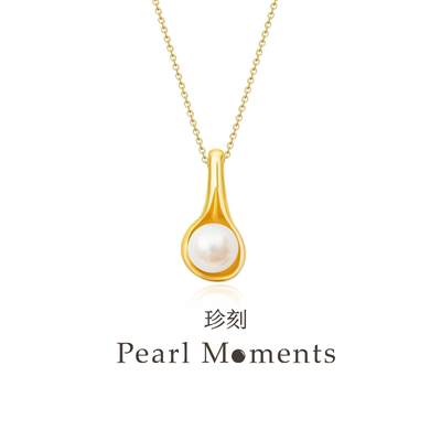 银淡水扁圆吊坠超大天然