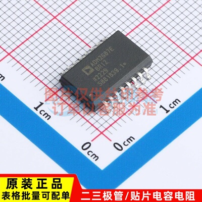 隔离式RS485/422收发器(带电源) ADM2687EBRIZ SOIC-16 ADI(亚德