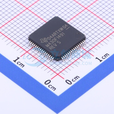 单片机(MCU/MPU/SOC) MSP430F1491IPM LQFP-64 TI/德州 原装正品