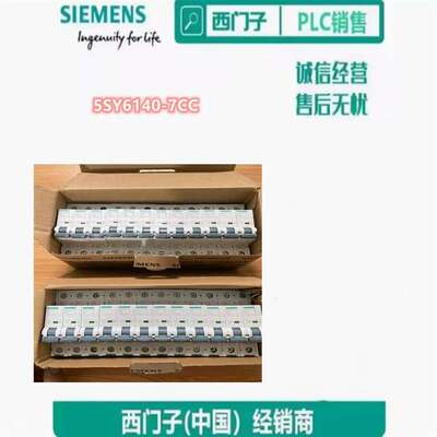 5SY6小型断路器MCB空开5SY61407CC 1P C40A 5SY6140-7CC议价